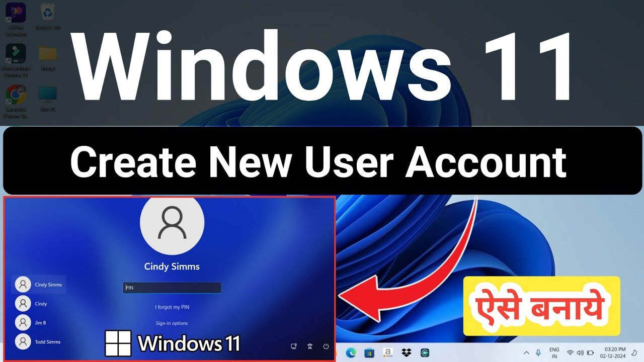 How To Create User Account in Windows 11 | Windows 11 Me New User ...