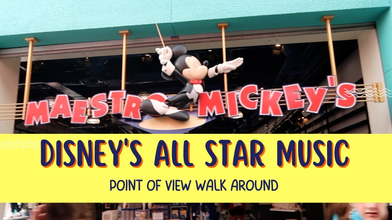POV Disney's All Star Music Resort Walkaround - YouTube