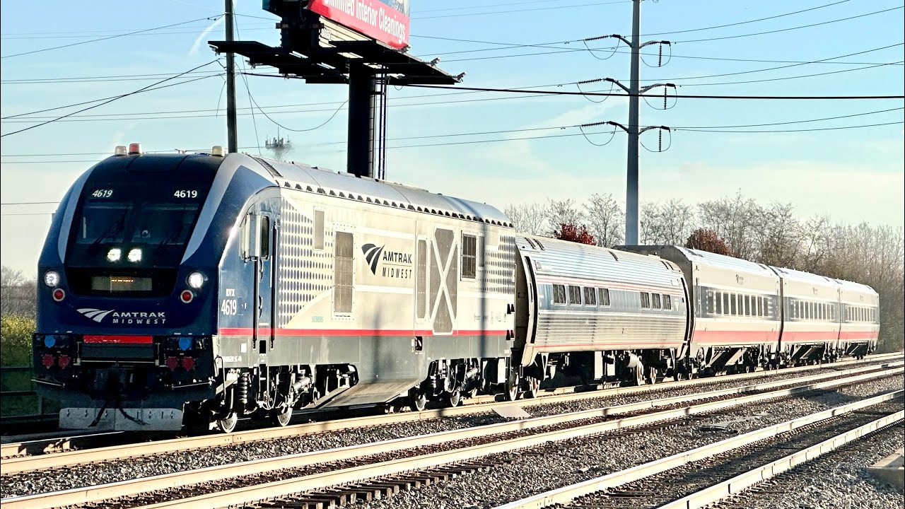 Amtrak 4619 at Route 59 - YouTube