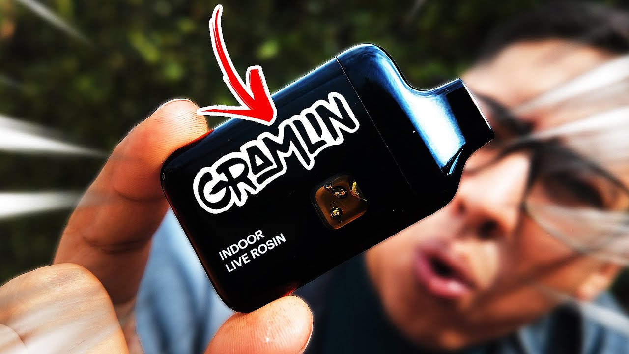 MY FIRST ROSIN DISPOSABLE OF 2025! | Gramlin Tropicana Banana! - YouTube