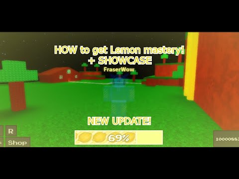 How to get LEMON Mastery and Showcase! (Short video) ROBLOX Ability ...