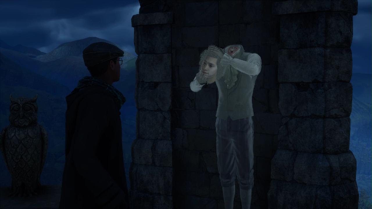The 'nearly headless' Richard Jackdaw in Hogwarts Legacy - YouTube