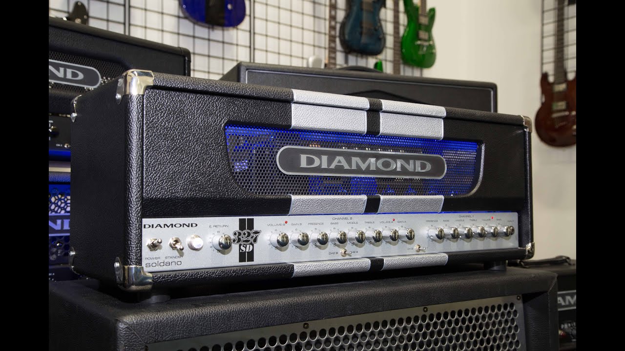 Diamond Amplification 327SD, Blues City Music guitar amplification demo ...