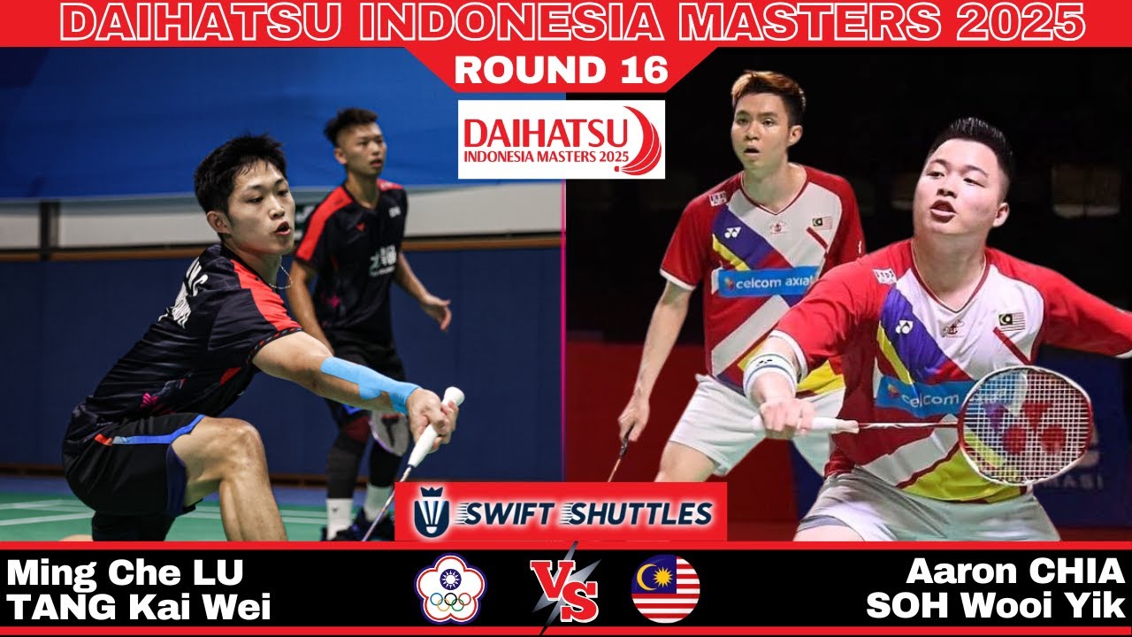 Aaron CHIA SOH Wooi Yik vs Ming Che LU TANG Kai Wei | Indonesia Master ...