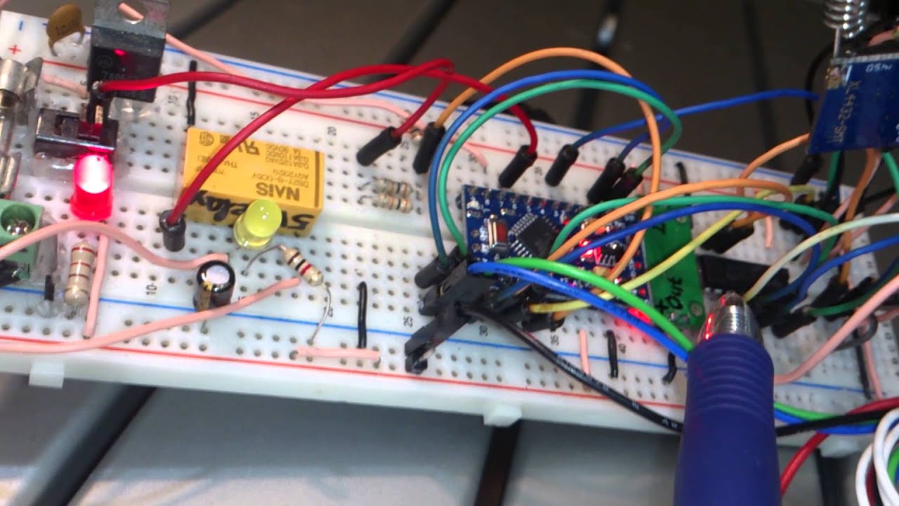 Arduino si4432 Wireless door unlock - YouTube