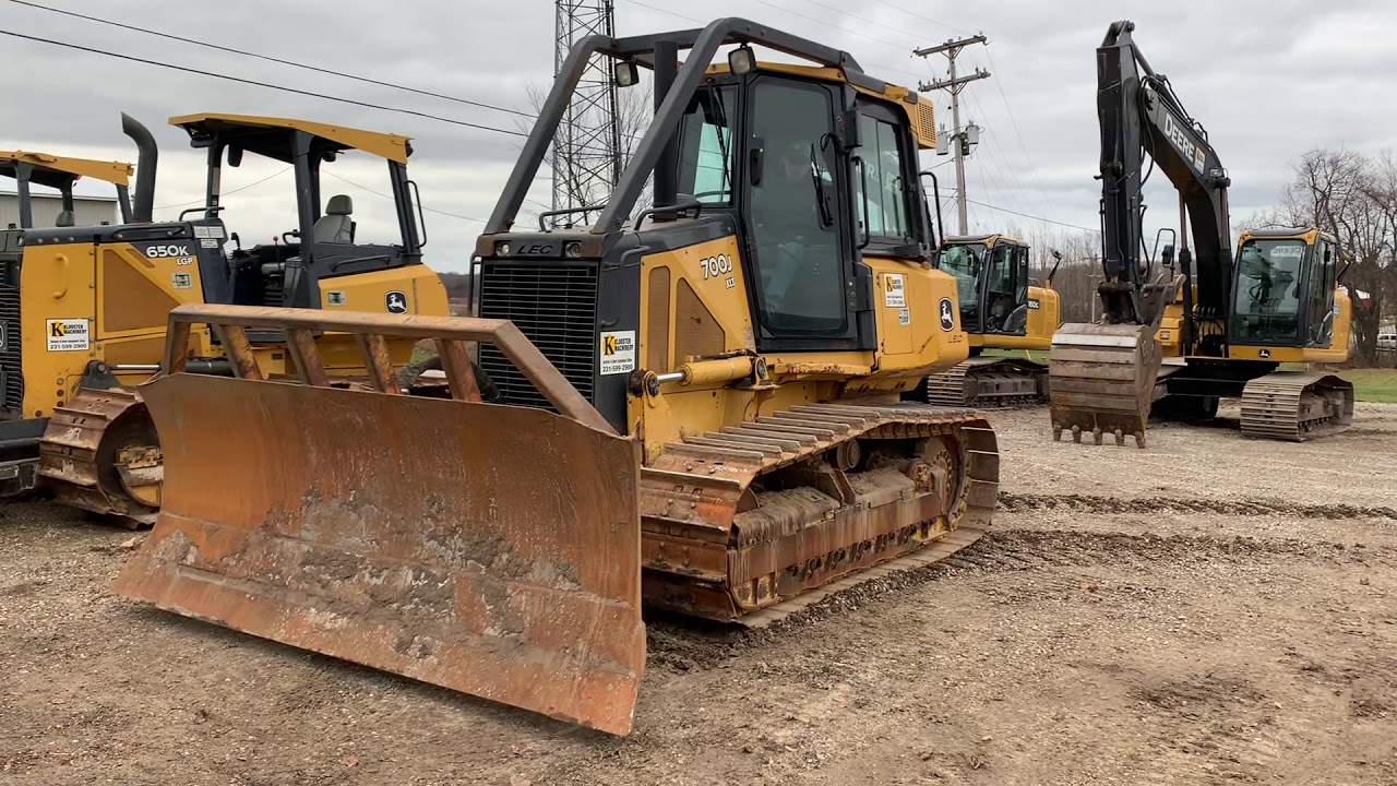 Deere 700J XLT dozer for sale - YouTube