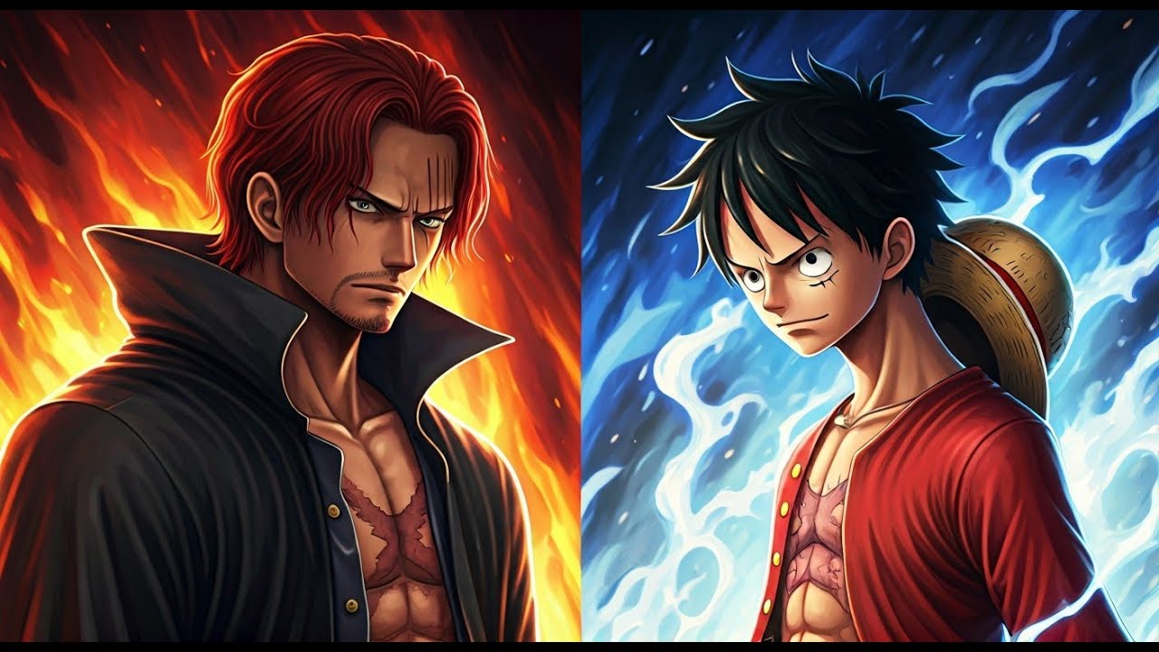 One Piece; Luffy vs Shanks: A Clash of Generations (Stick Nodes) # ...