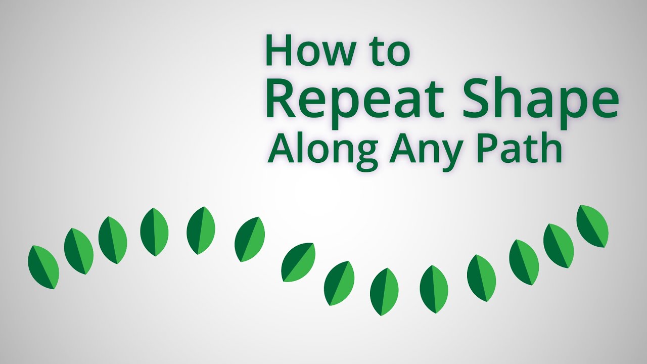 How To Repeat A Shape Along Any Path In Adobe Illustrator YouTube How To Repeat A Shape Along Any Path In Adobe Illustrator YouTube
