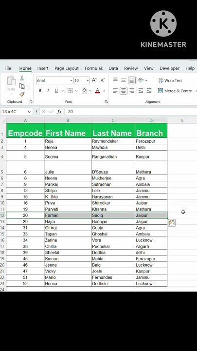 How to insert row in ms Excel #shortfeed #exceltips #exceltricks #newexcel #viralvideo # ...