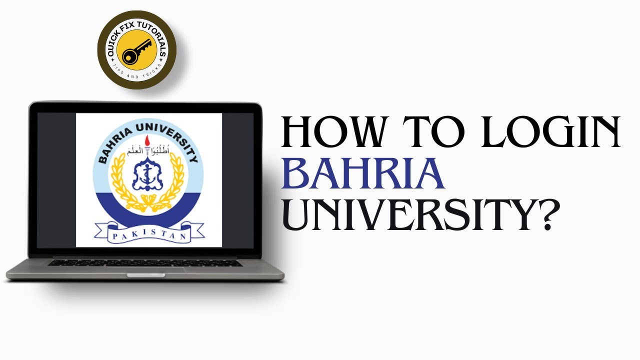 How To Login To Bahria University - YouTube