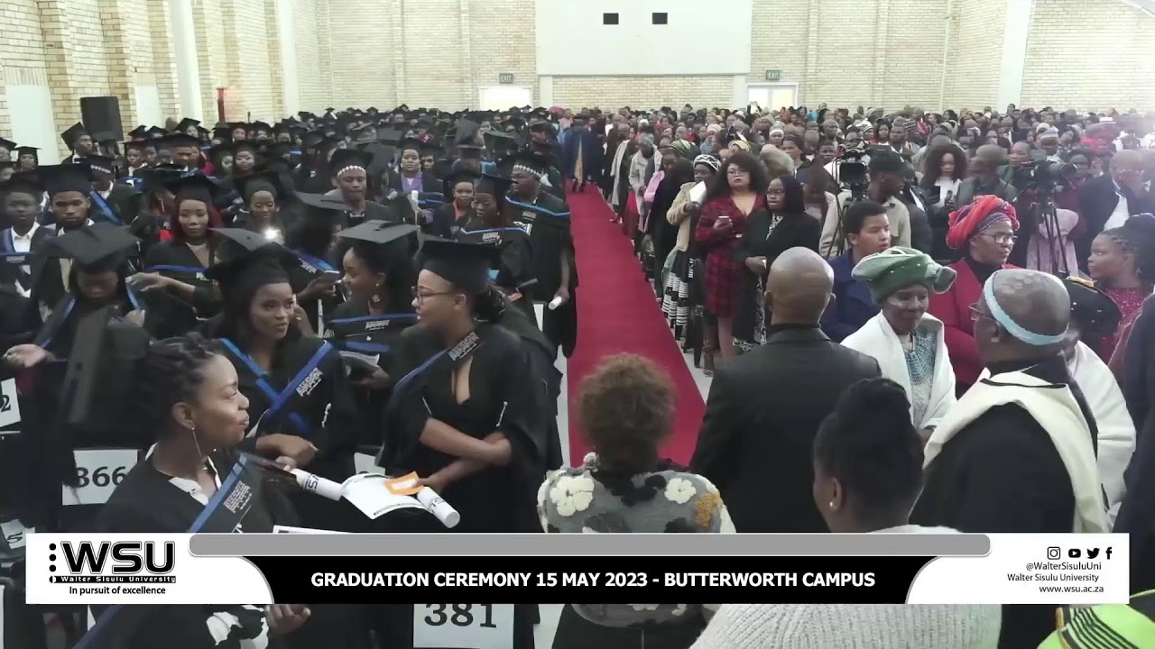 Walter Sisulu University Graduation 15 May 2023 - YouTube