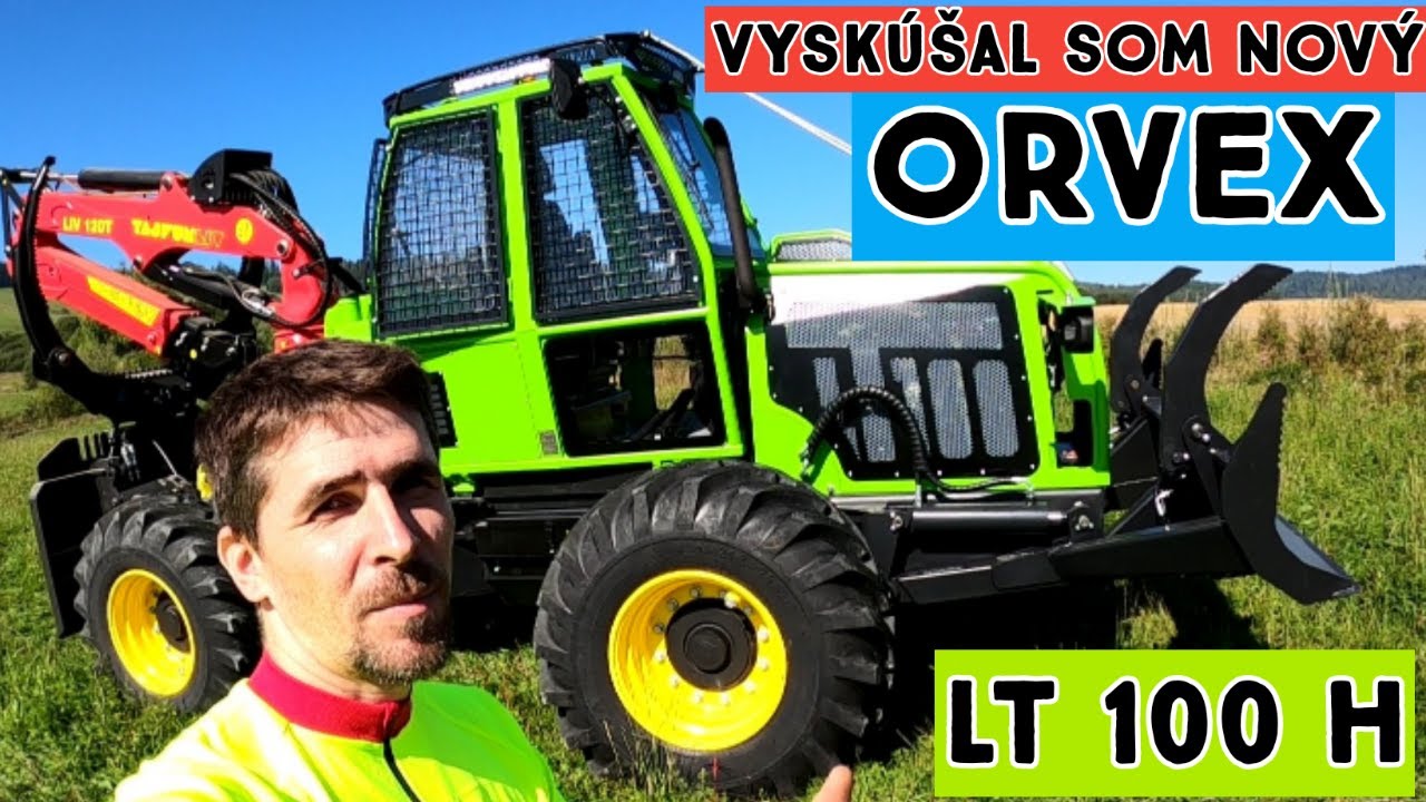 Predstavenie nového modelu ORVEX LT 100 s hydr. rukou.Na nakrúcanie ...