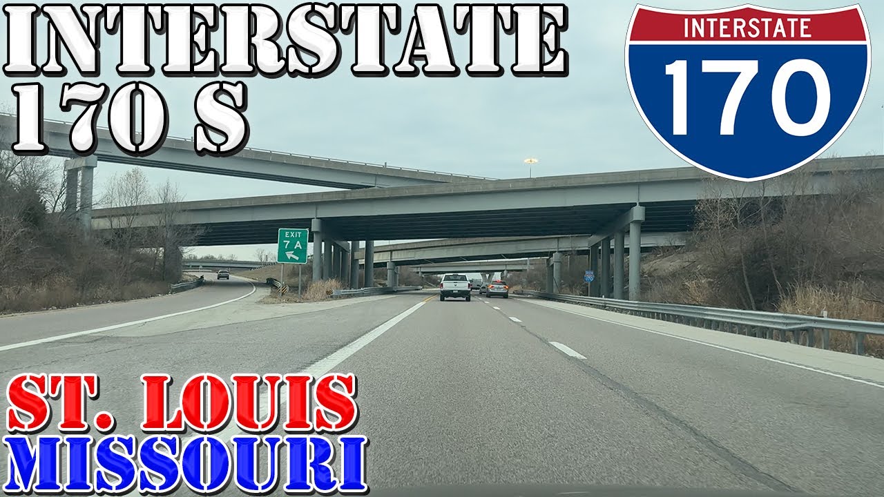 I-170 South - St. Louis - Missouri - 4K Highway Drive - YouTube