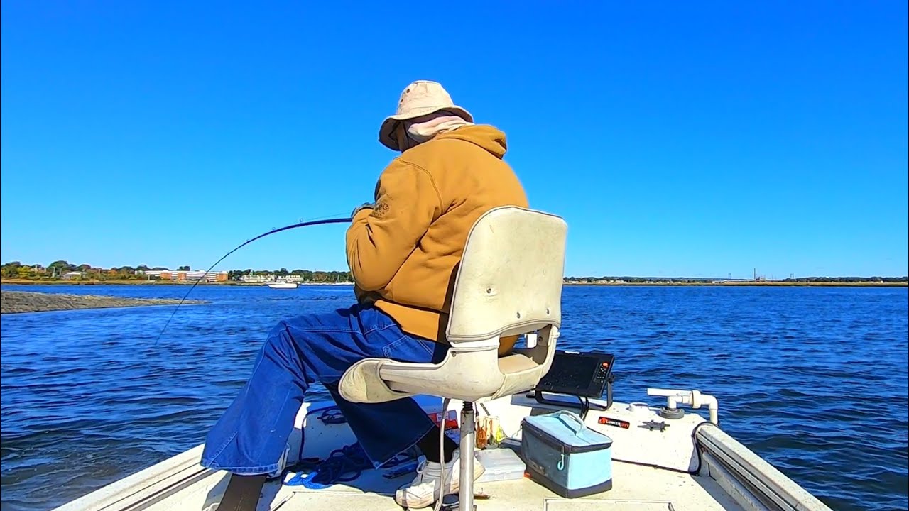 A quick video of two of the stripers that turned the other day from a ...