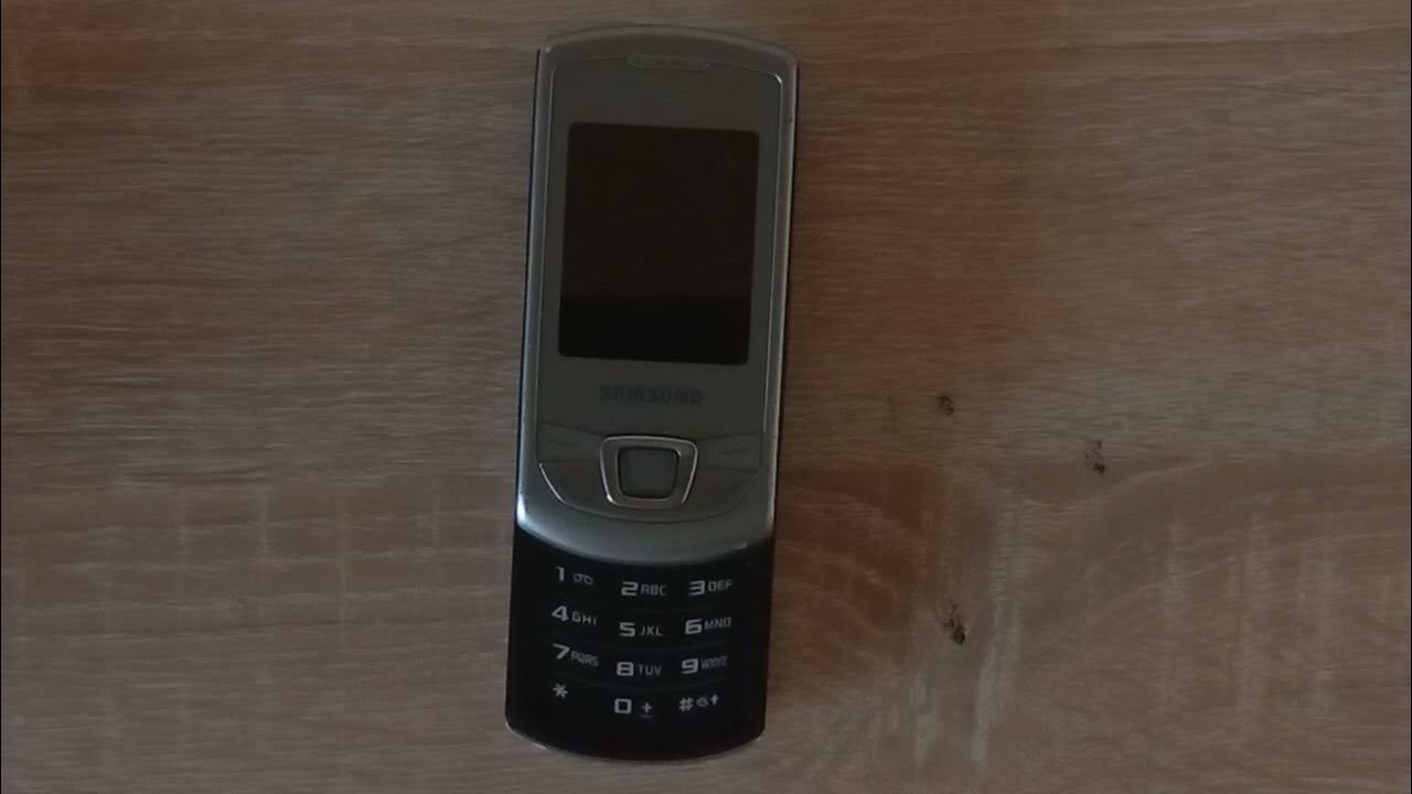 Original Ringtones for Samsung GT-E2550 (Monte Slider). - YouTube
