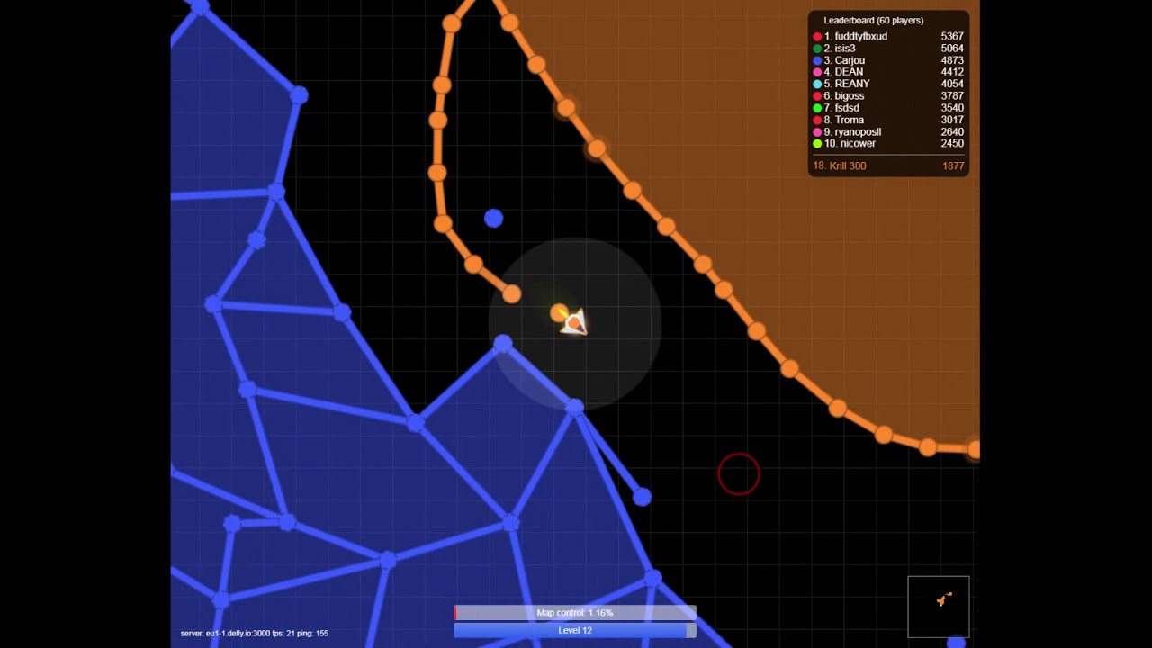 Defly.io Gameplay | Reaching Top 3 - YouTube