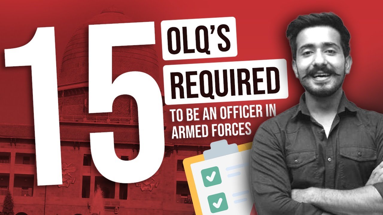 WHAT ARE 15 OLQ'S REQUIRED IN ORDER TO BE AN OFFICER ? - YouTube
