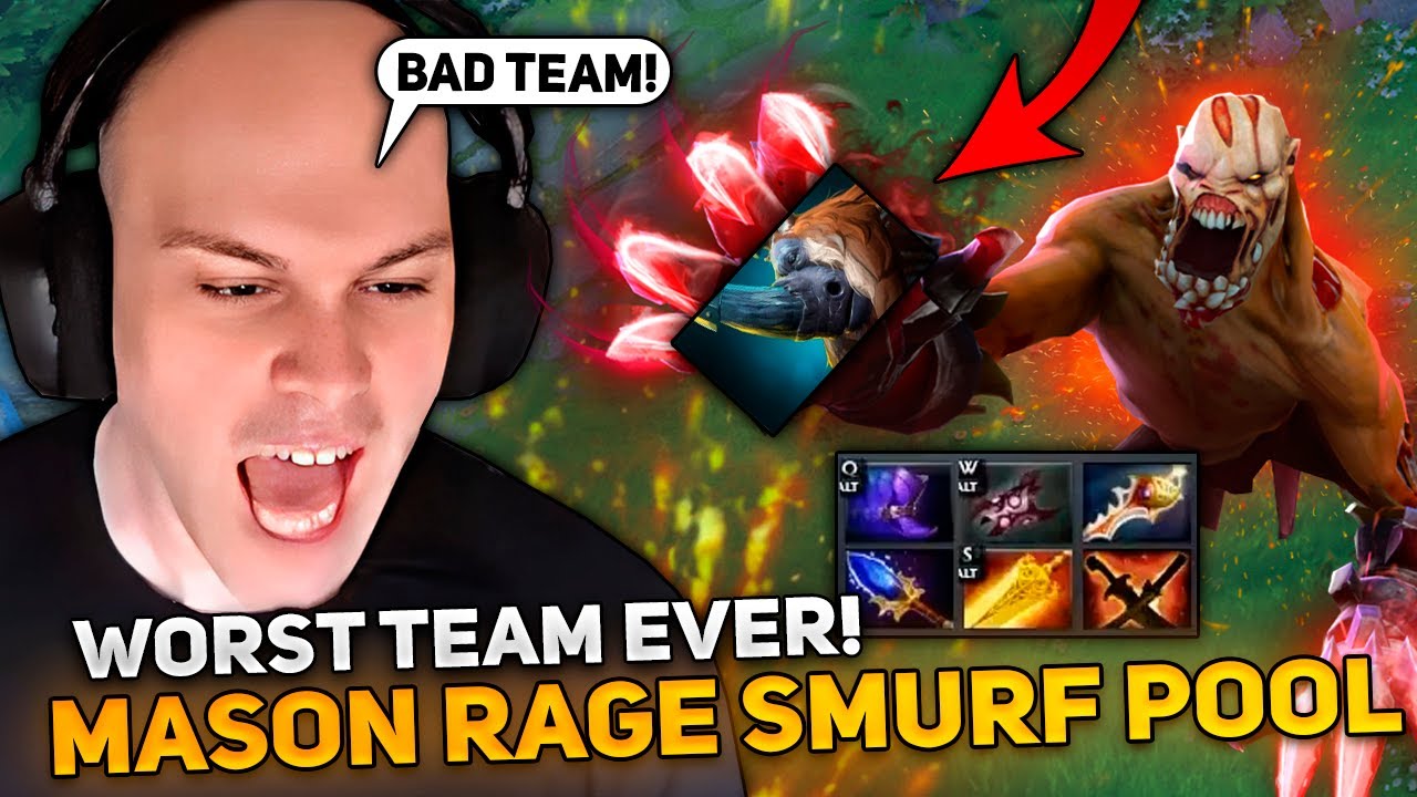 WORST TEAM EVER! | MASON RAGE plays on LIFESTEALER in SMURF POOL! - YouTube