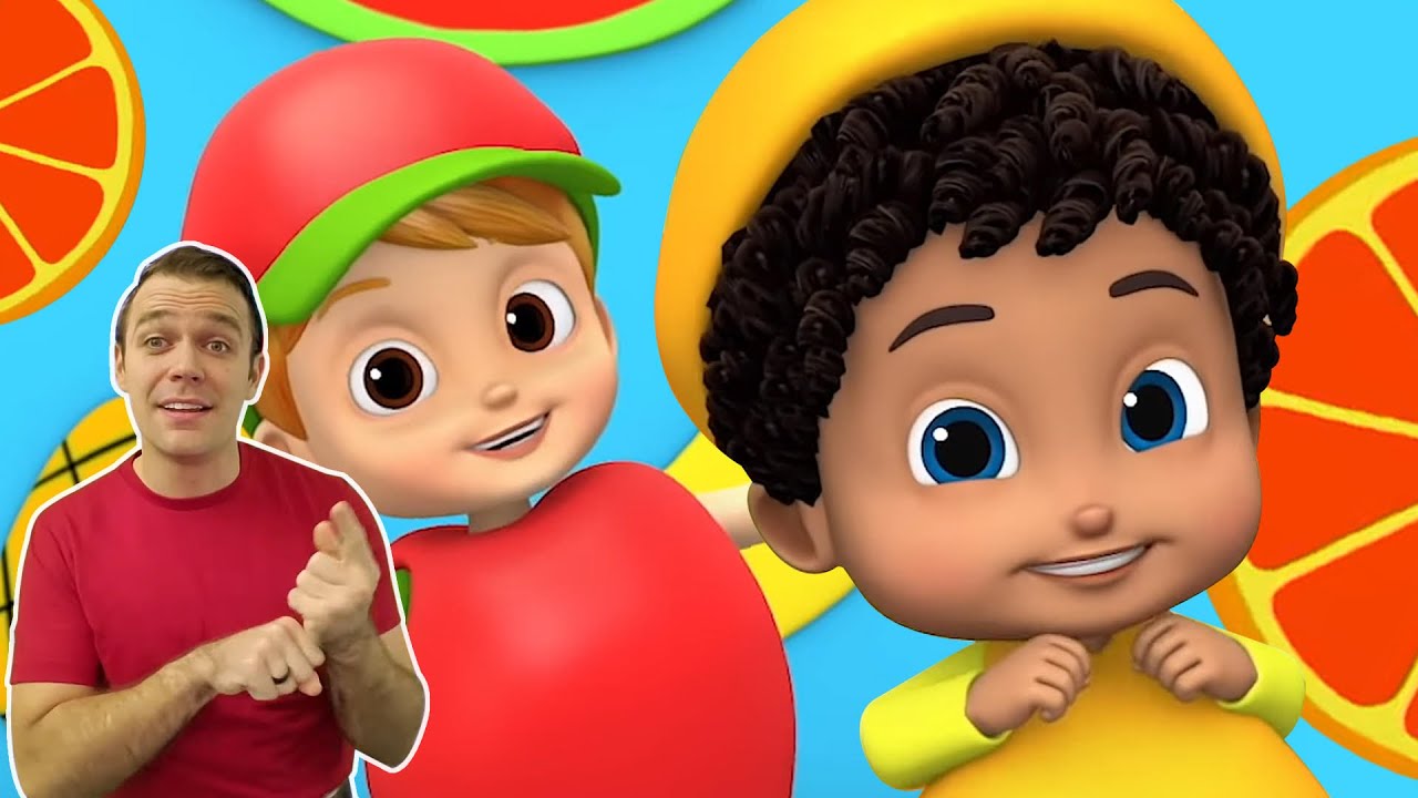 Fruits Sign Language Song & Learning Video for Babies - YouTube