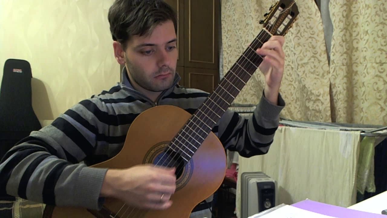 D. Aguado Metodo de Guitarra - First part - lesson 9 - YouTube