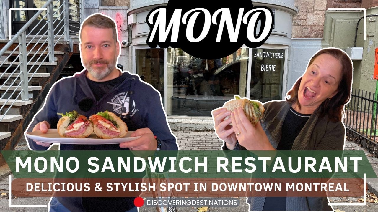 Stylish Sandwich Spot Downtown 🥪 MONO Café Review Crescent Street ...