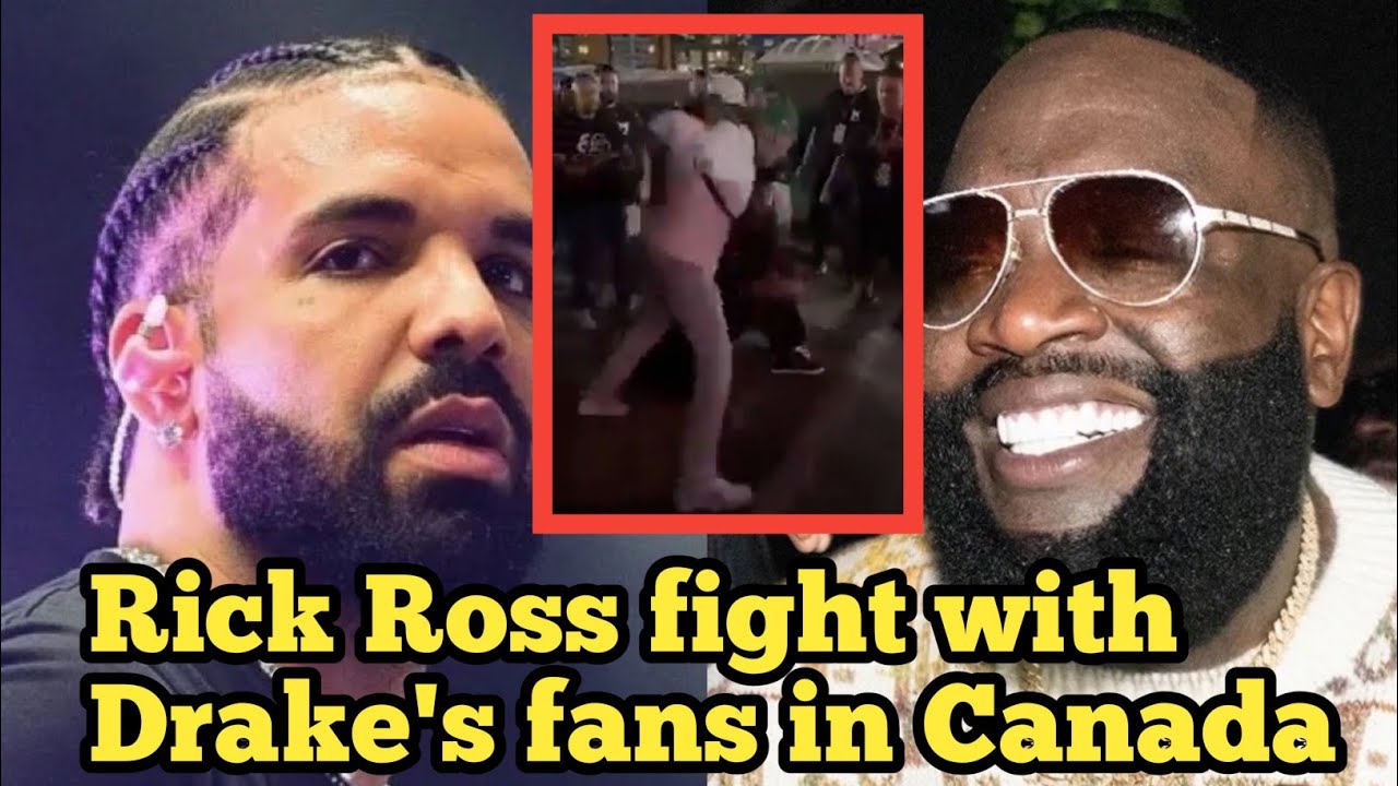 Rick Ross fight with Drake's fans in Canada after playing Kendrick ...
