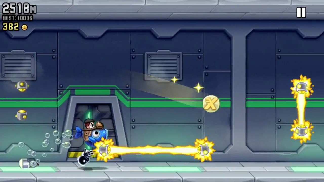 Jetpack Joyride Barry in Mime Outfit - YouTube