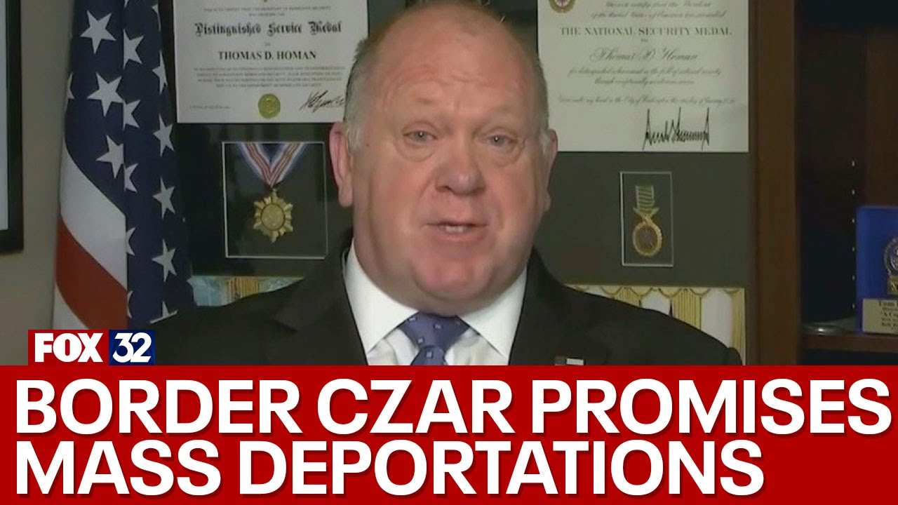 Trump's border czar promises mass deportations in Chicago - YouTube