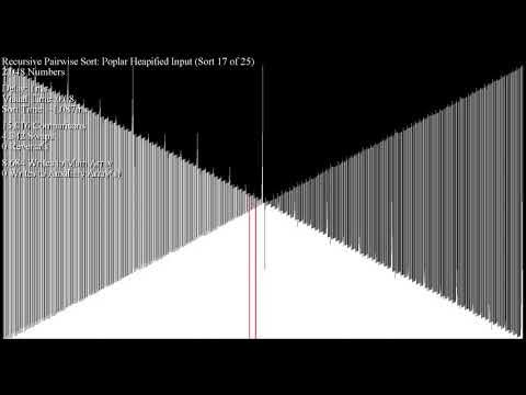 Recursive Pairwise Sorting Network - YouTube