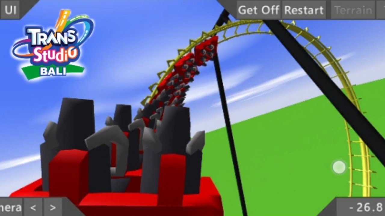 Boomerang Coaster Trans Studio Bali (Game Ultimate Coaster 2)!! - YouTube