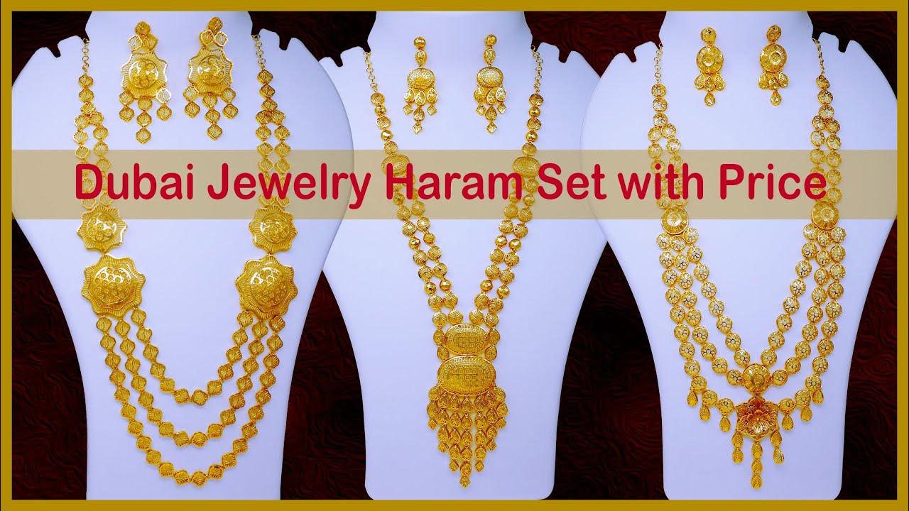 New Model Gold Necklace Set | Dubai Gold Jewellery Set with Price 2025 ...