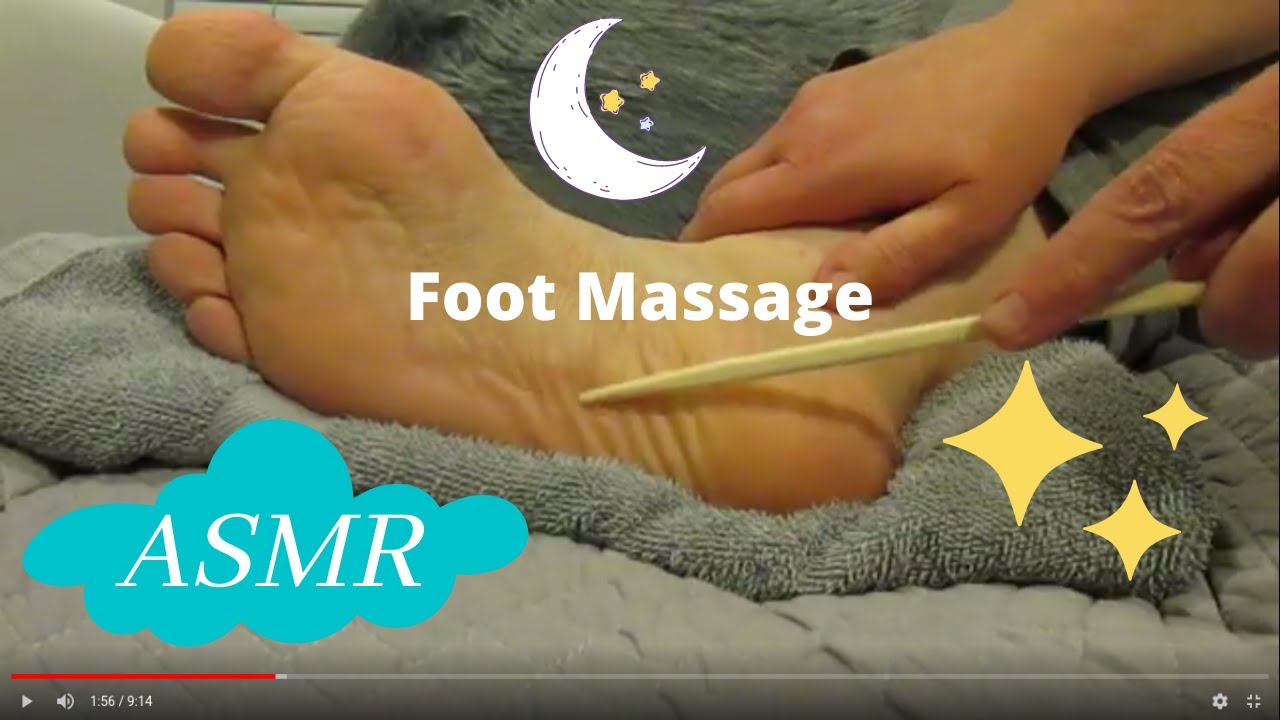 Asmr Excellent Soothing Foot Massage Relaxing Sleep Tingles Youtube