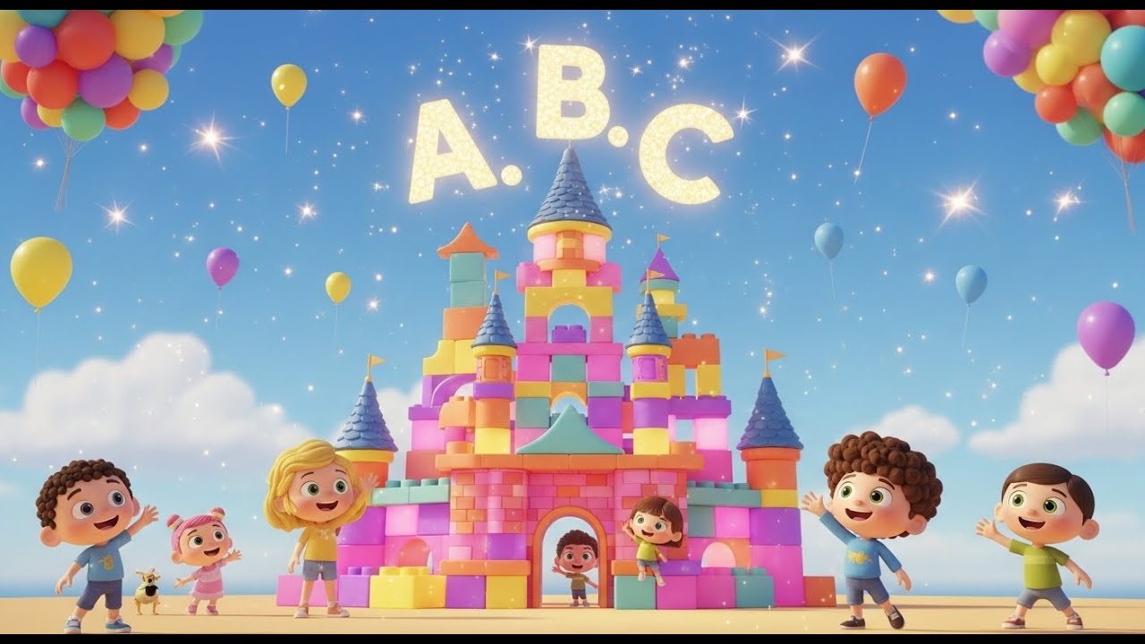 ABC Castle of Color 🏰🌈 | Learn ABC for Kids | Alphabet and Colors ...