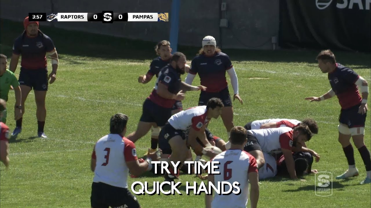 Juan Pablo Castro Try Time Hands American Raptors vs Pampas Infinity ...