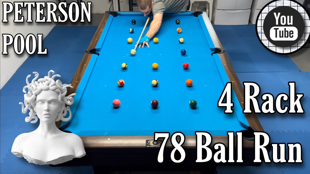 9/4/22 - Peterson Pool - 78 Ball Run / 4 Racks - Full - 4K - “Medusa ...