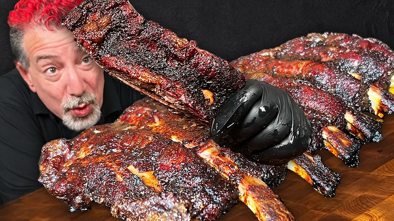 Ribeye On a Stick! Juicy BBQ Beef Back Ribs - YouTube