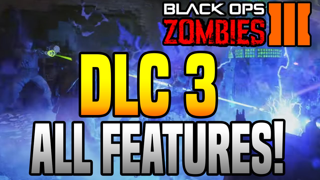BO3 ZOMBIES DLC 3 "RAY GUN MK3 EASTER EGG, PANZER, ELETRIC WONDER ...