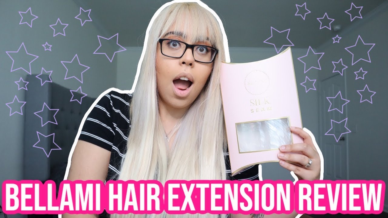 BELLAMI SILK SEAM HAIR EXTENSION UNBOXING/REVIEW + TRY ON 💗☺️ - YouTube