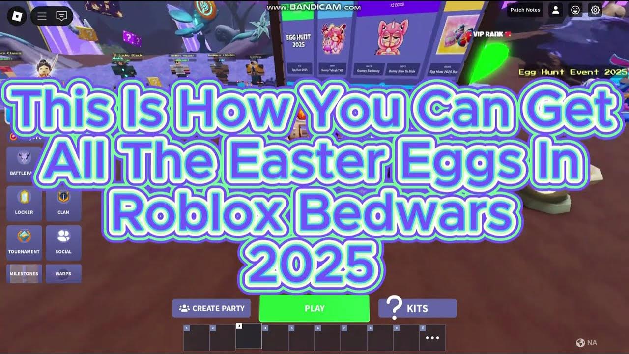 How to Get ALL Eggs in the 2025 BedWars Egg Hunt! - YouTube