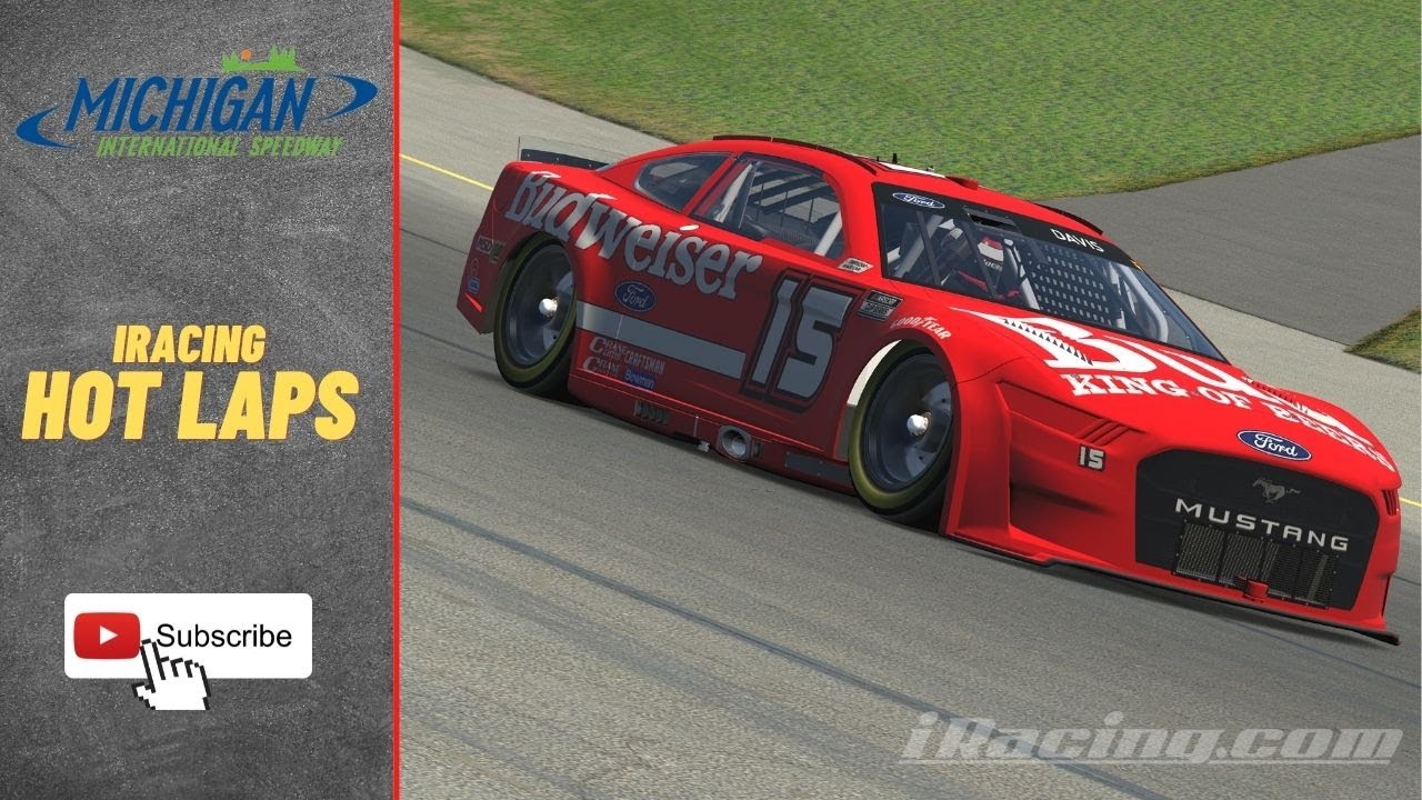 Ending on a victory. iRacing at Michigan. - YouTube