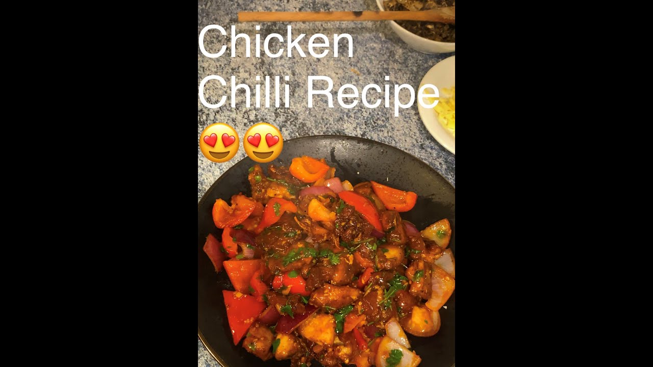 Chicken Chilli Recipe |Delicious Chicken Chilli | Nepali Style Chicken ...