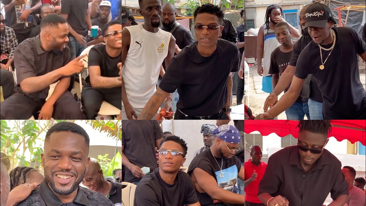 Big wiz ,king promise and r2bees mourn with killbeatz during his mum’s ...