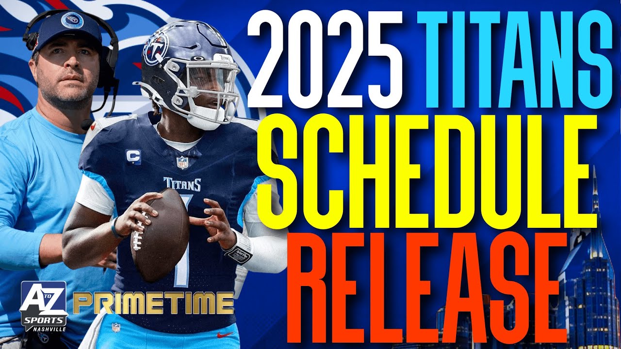 LIVE Titans 2025 schedule reaction - YouTube