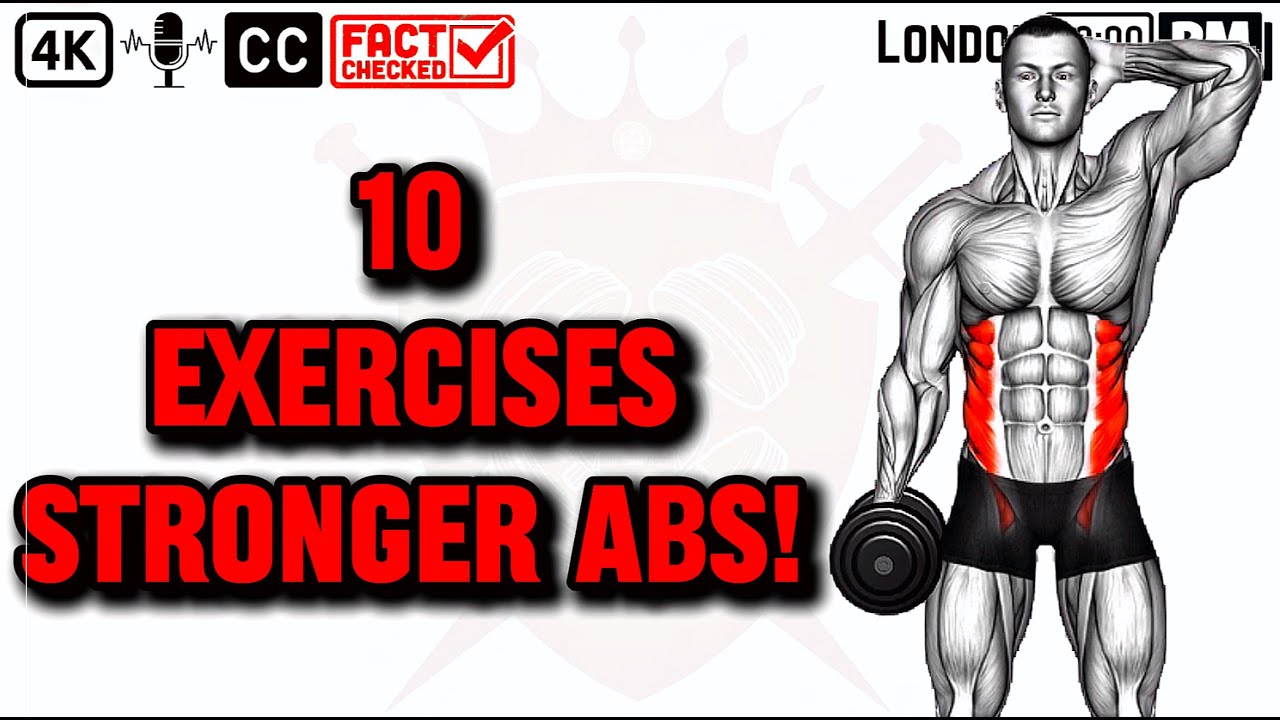 GET STRONGER ABS With These 10 DUMBBELL CORE Exercises! - YouTube
