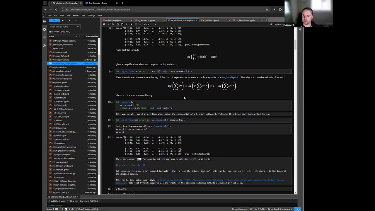 Practical Deep Learning for Coders: Backpropagation (pdl01 14) - YouTube