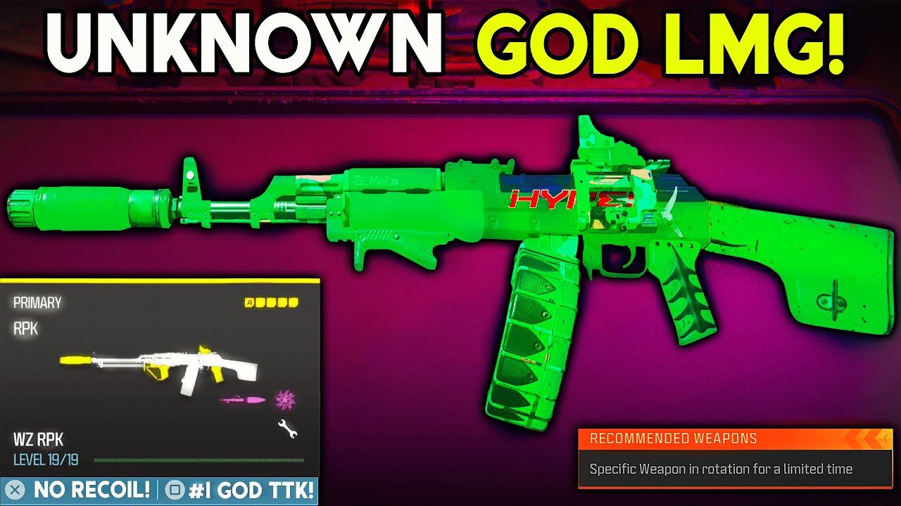 New NO RECOIL RPK Loadout Meta is SURPRISING in WARZONE! 🤯 (Best RPK ...