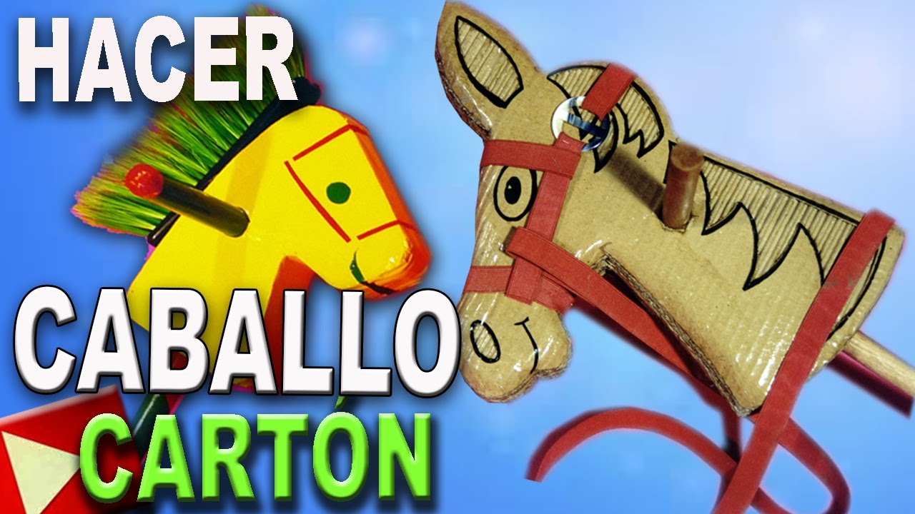Como Hacer un Caballo de Carton con Cartón Reciclado | How to Make a ...