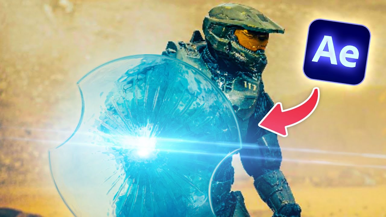 We recreated the HALO ENERGY SHIELD in After Effects - YouTube