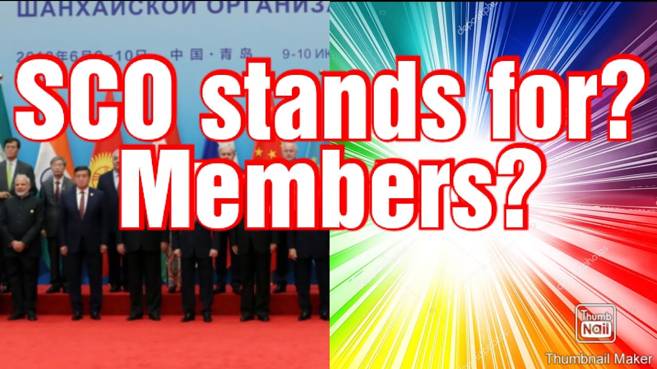 SCO abbreviation //SCO organization //important mcqs - YouTube