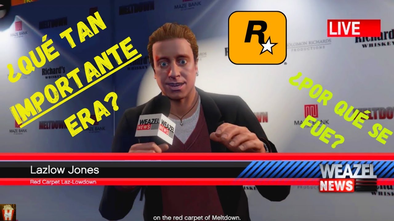 Lazlow Jones Abandona Rockstar Games Youtube